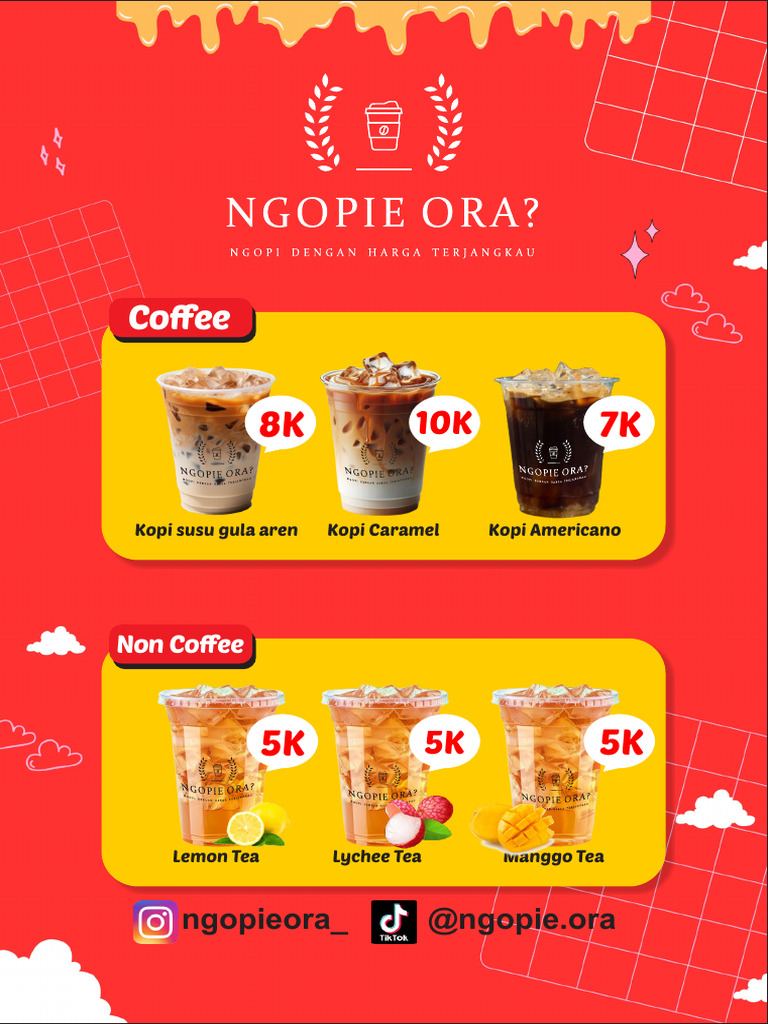 NGOPIE ORA menu | PDF