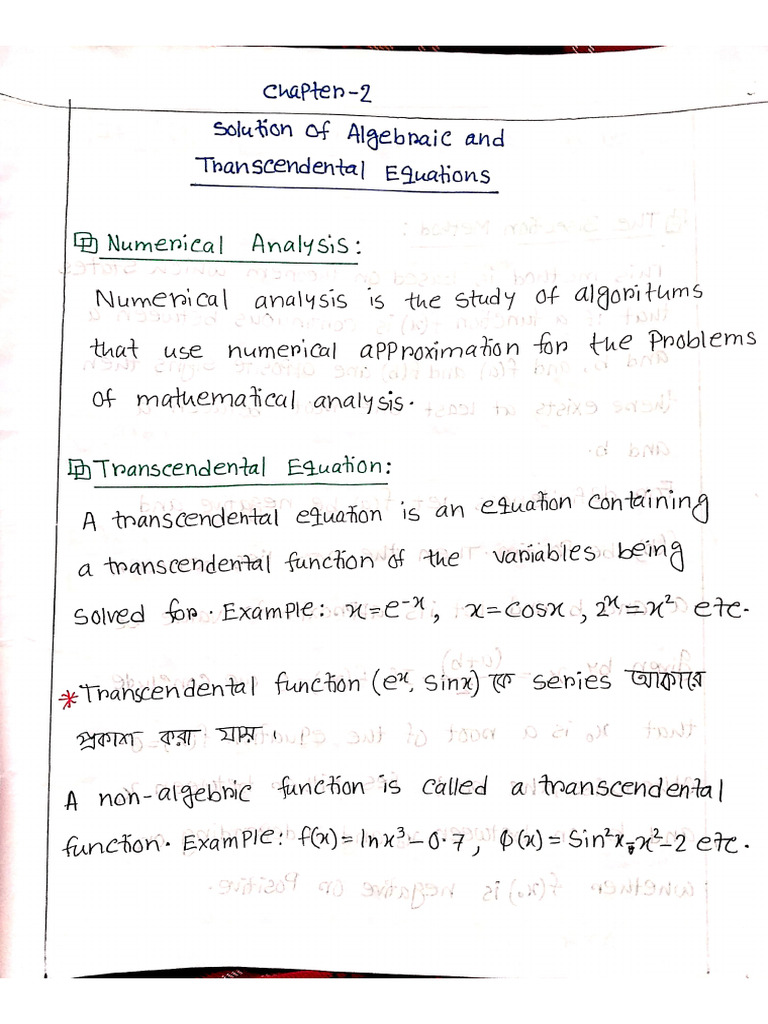 Numerical Analysis | PDF