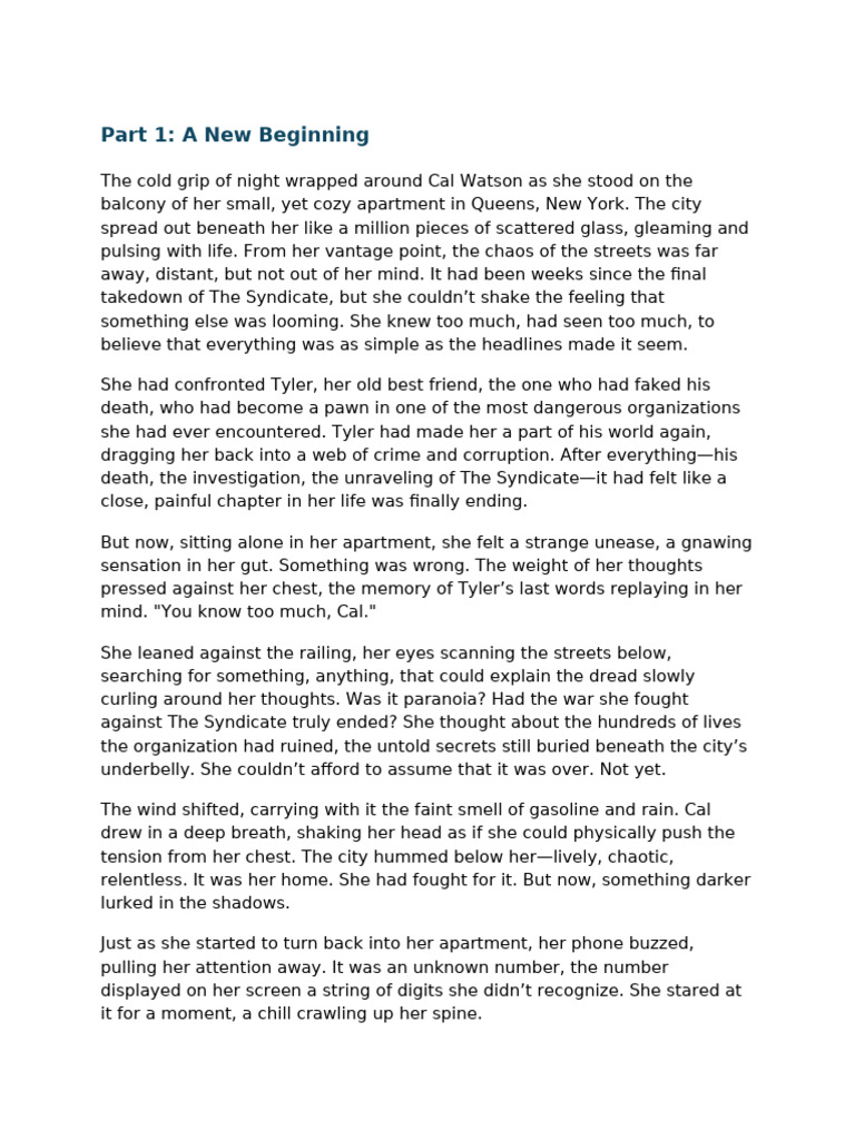 The Syndicate. Part 2 | PDF