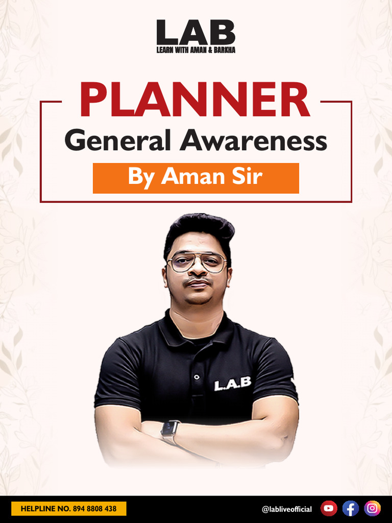 General Awareness Syllabus (LAB) | PDF