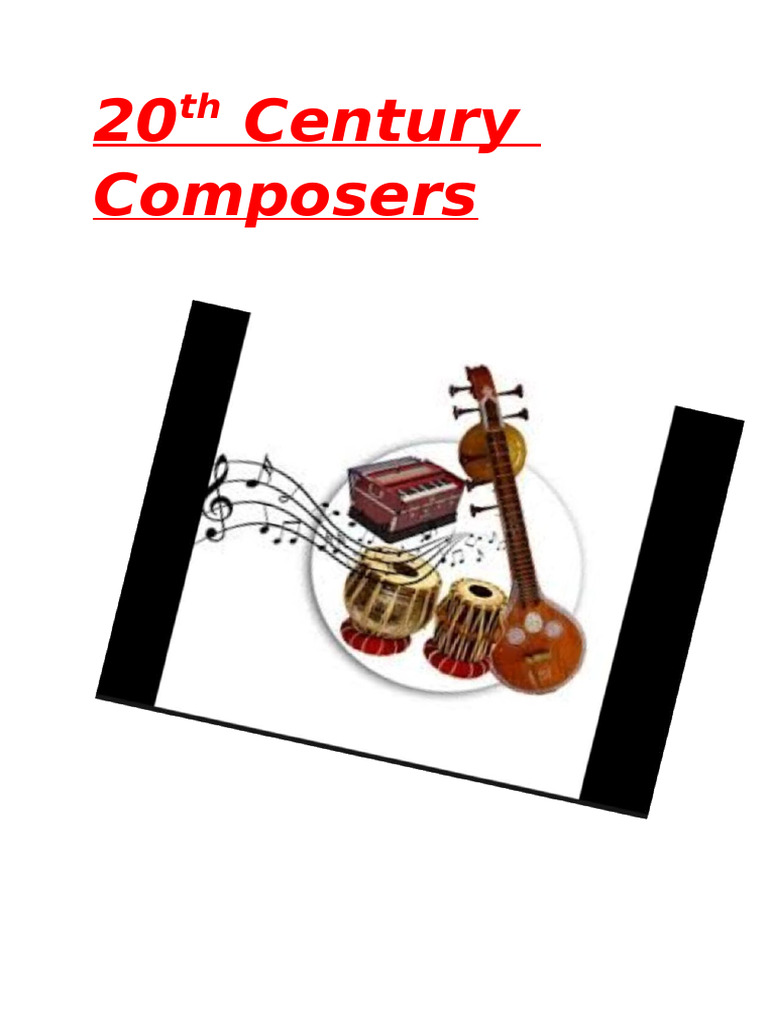 20th Century Composers new version (1) | PDF