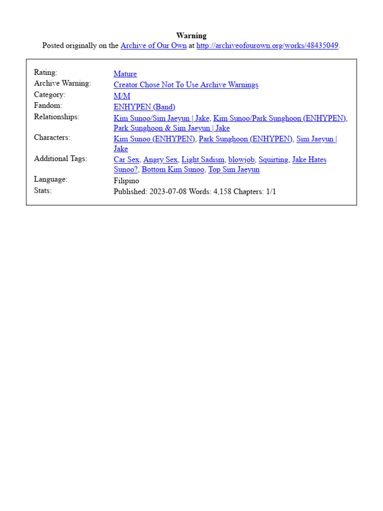 Warning | PDF