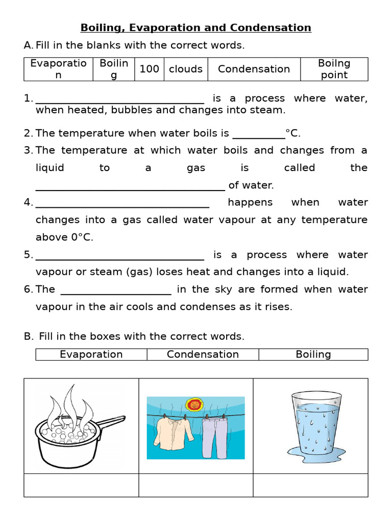 Understanding Evaporation and Condensation | PDF