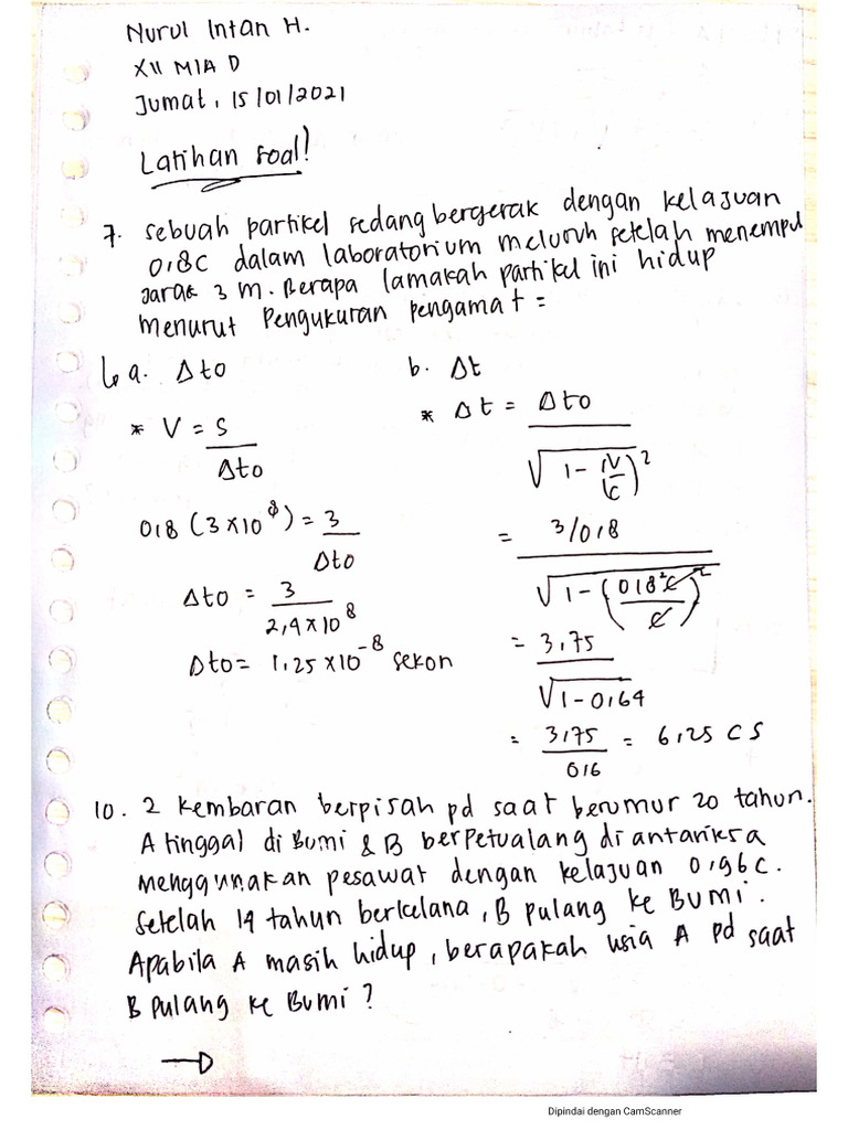 Nurul Intan H. XIID (Tugas Pengganti Uh BAB 1) | PDF