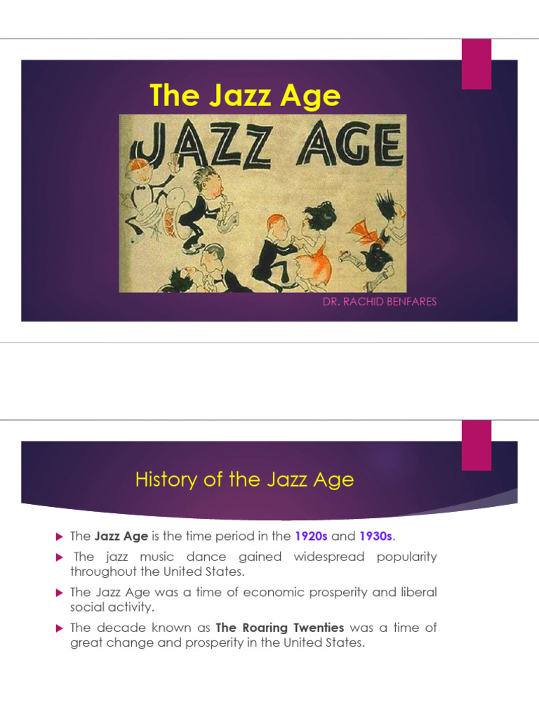 The Jazz Age Presentation | PDF