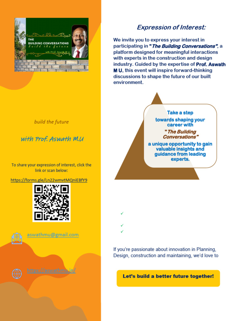 Join "The Building Conversations" Event | PDF