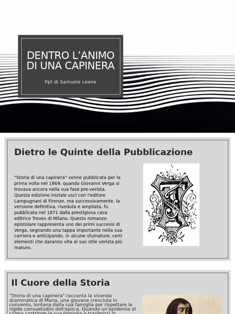 Storia Di Una Capinera Definitivo | PDF