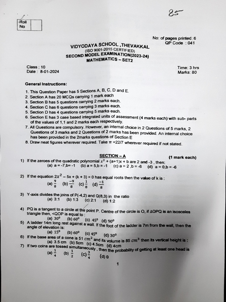 set 2 | PDF | Circle | Zero Of A Function