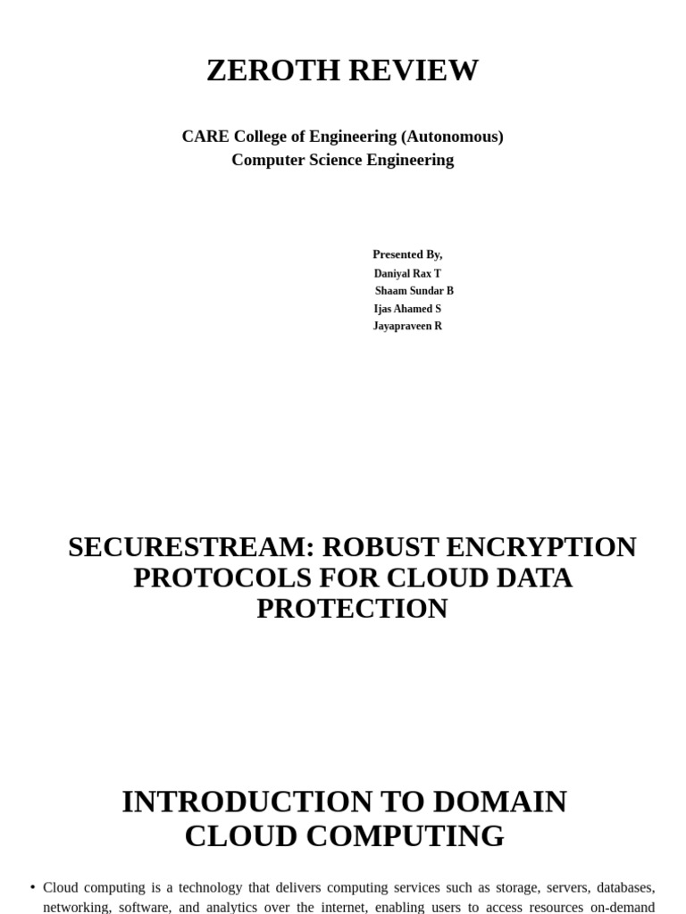 Care - Cloud Ecc Encryption | PDF | Cloud Computing | Software As A Service