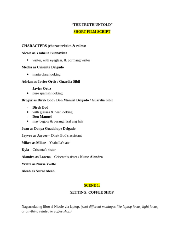 THE TRUTH UNTOLD | PDF