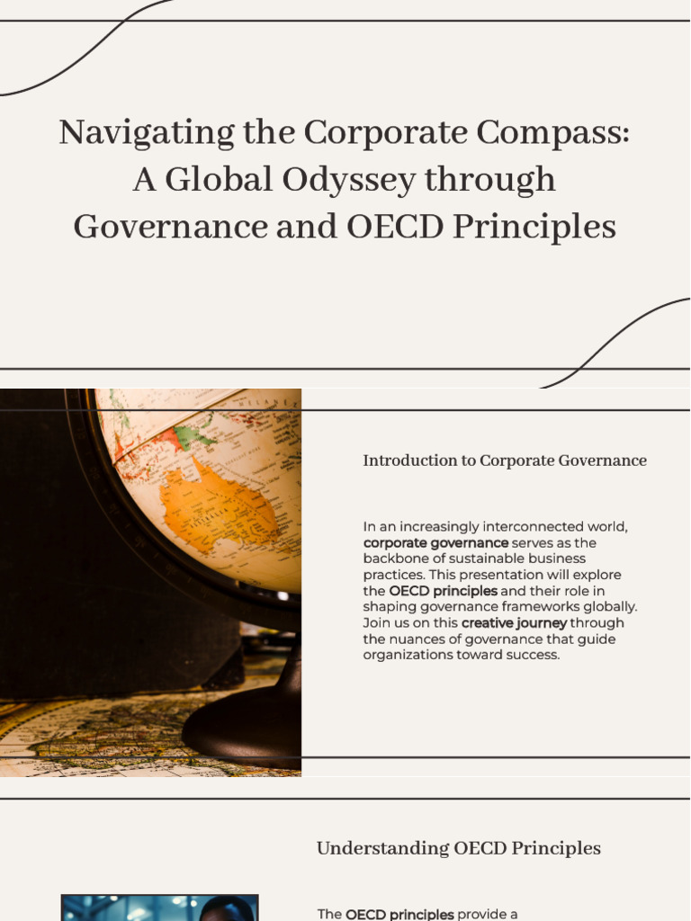 Slidesgo Navigating The Corporate Compass A Global Odyssey Through ...