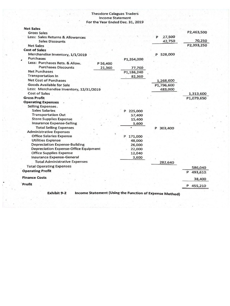Financial Statements Sample | PDF