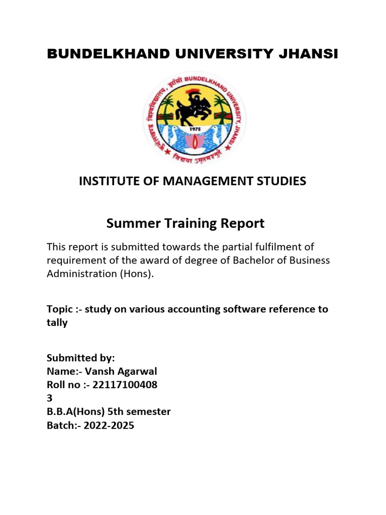 Vansh File | PDF | Quick Books | Methodology