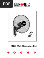 Electric Fan: Instruction Manual | PDF | Fuse (Electrical) | Electrical ...