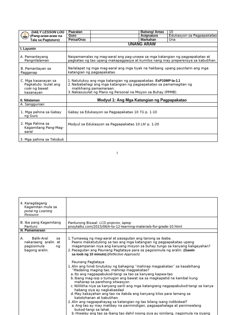 DLL ESP10 Module 1 | PDF