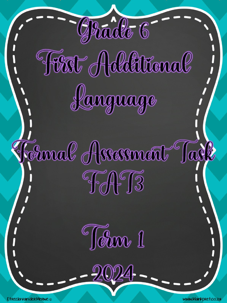 Grade 6 Fal Fat3 t1 2024 FP | PDF