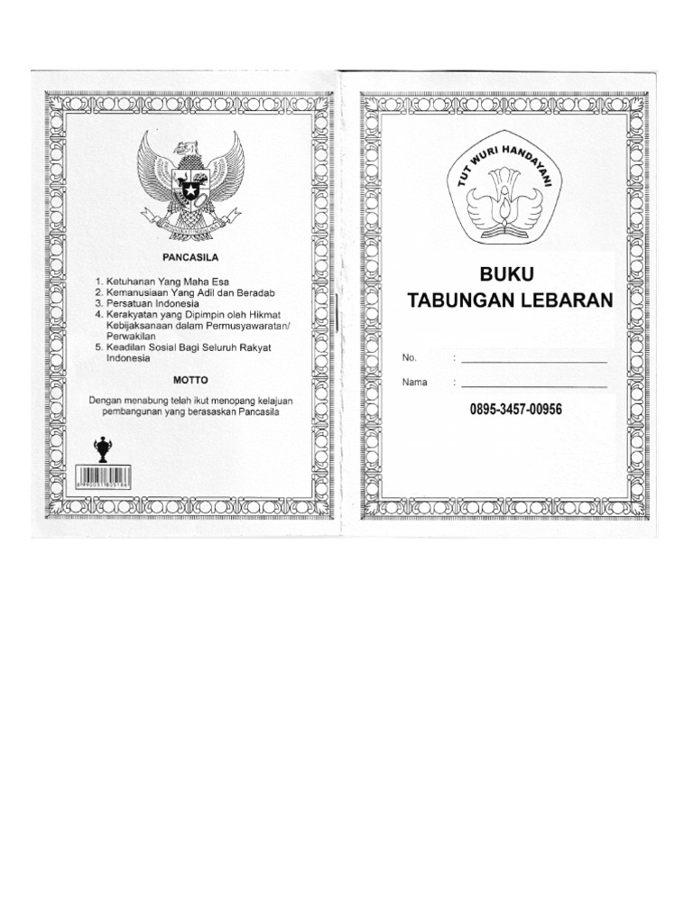 Cover Tabungan Lebaran | PDF