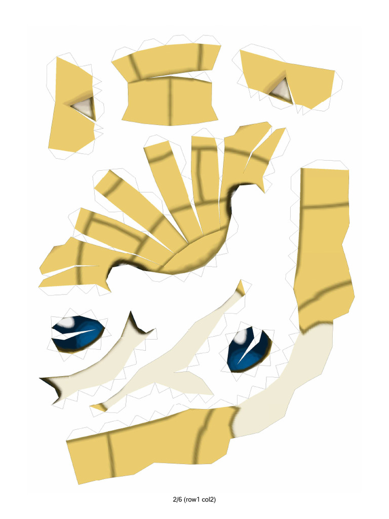 Papercraft de Sandshrew | PDF