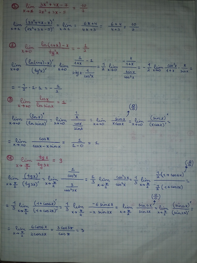 Riyazi Analiz 1 Misallar | PDF