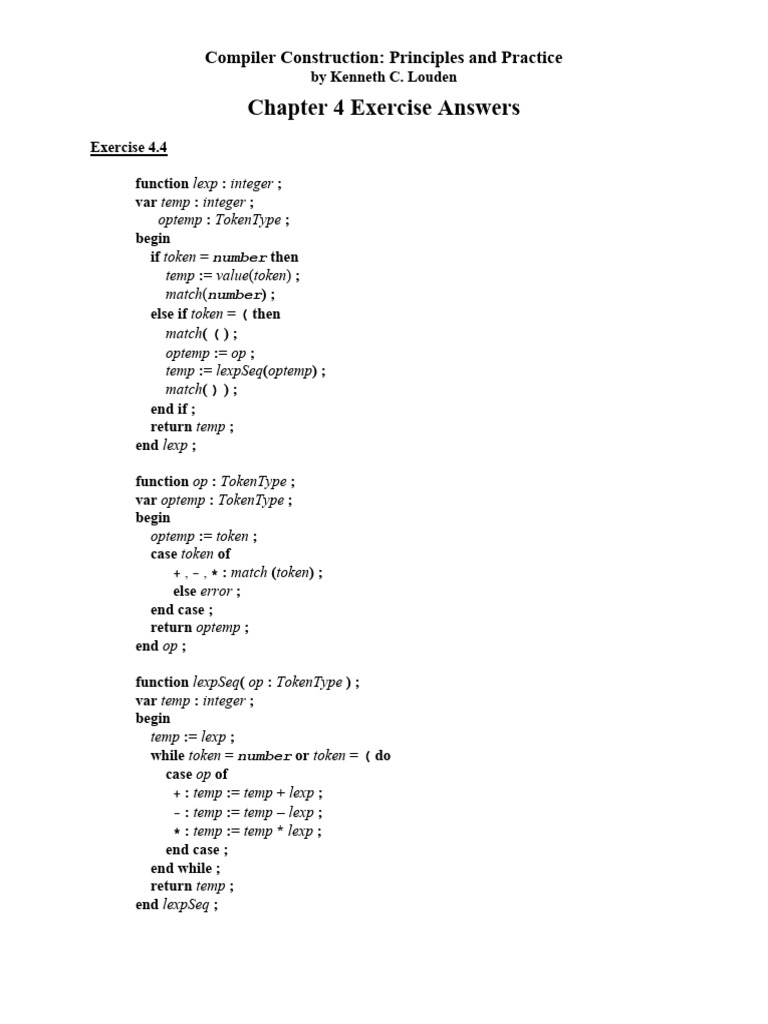 ch4ans | PDF | Syntax | Language Mechanics
