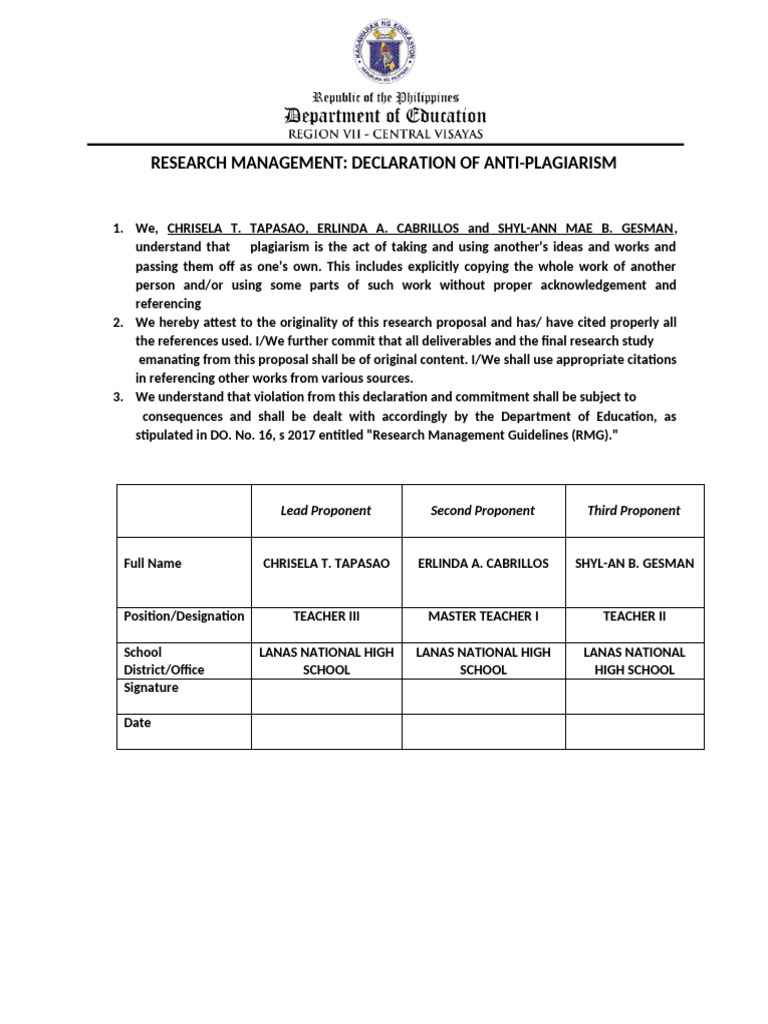 Certificate of Anti-Plagiarism | PDF