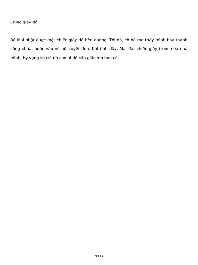 Story5 ChiecGiayDo | PDF