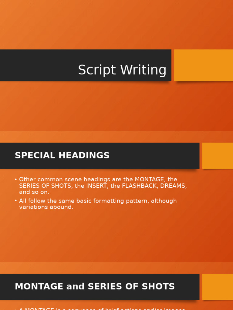 Day - 3 - Script Writing | PDF