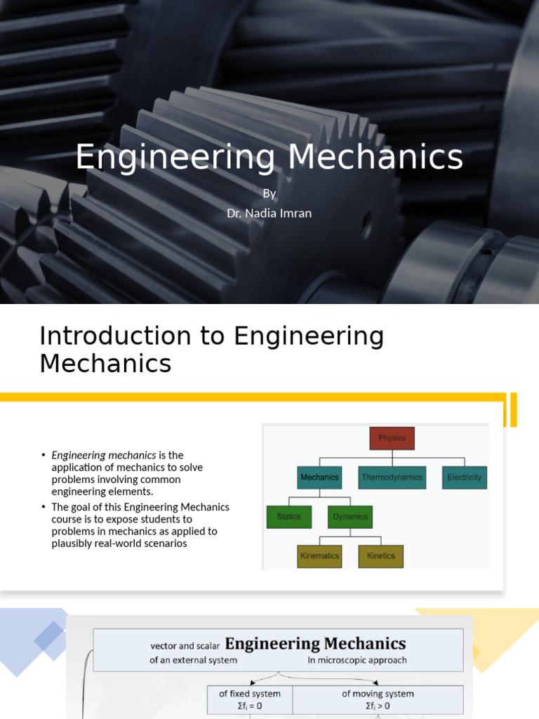 Engineering Mechanics Basics | PDF | Torque | Force
