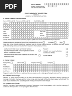 Brighthouse Life Insurance Change Form | PDF