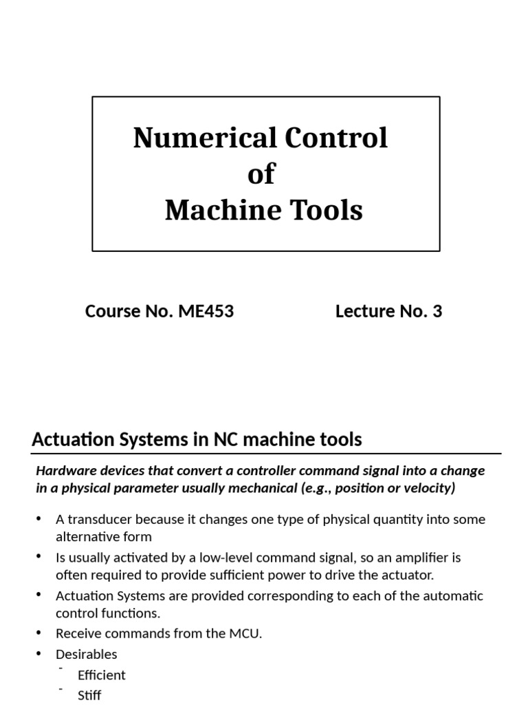 L3.ppt | PDF | Actuator | Servomechanism