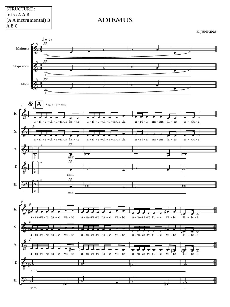 adiemus-partition | PDF