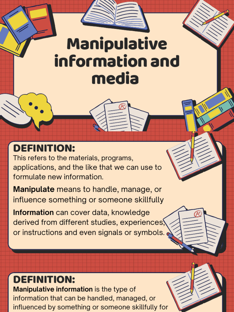 Manipulative Information and Media | PDF | Information | Advertising