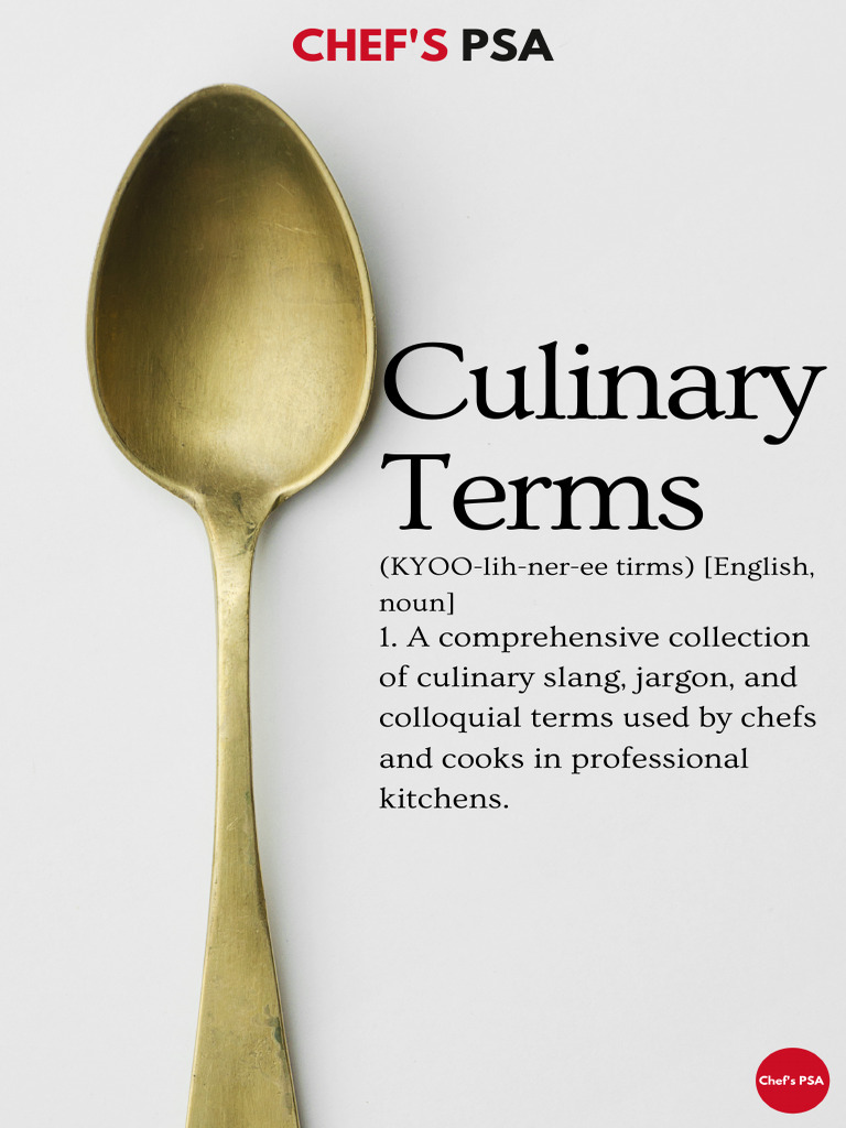 Culianry Terms Dictionary | PDF | French Cuisine | Cooking