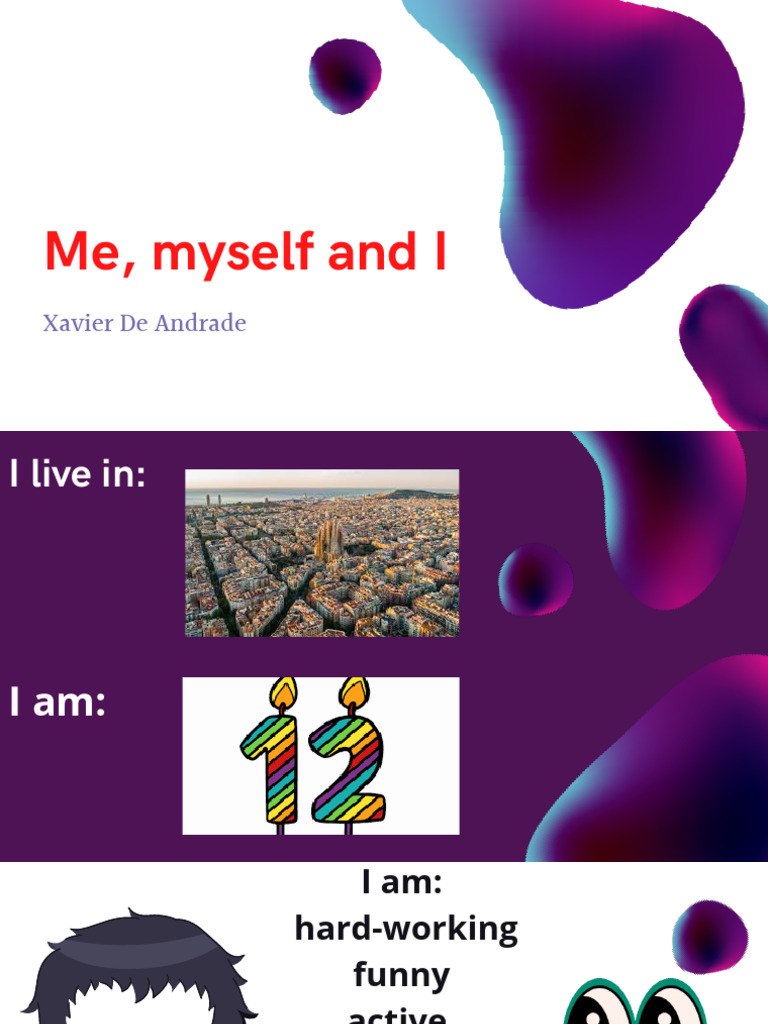 Me, Myself and I | PDF
