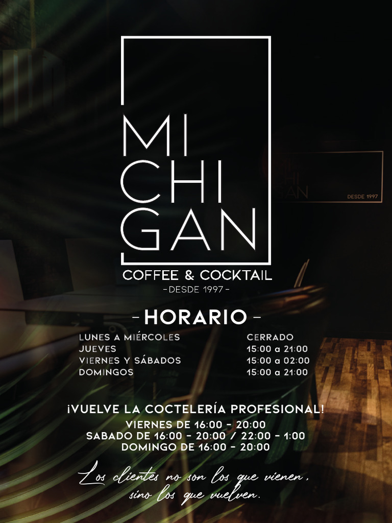 Michigan | PDF | Martini (Cóctel) | Bebida