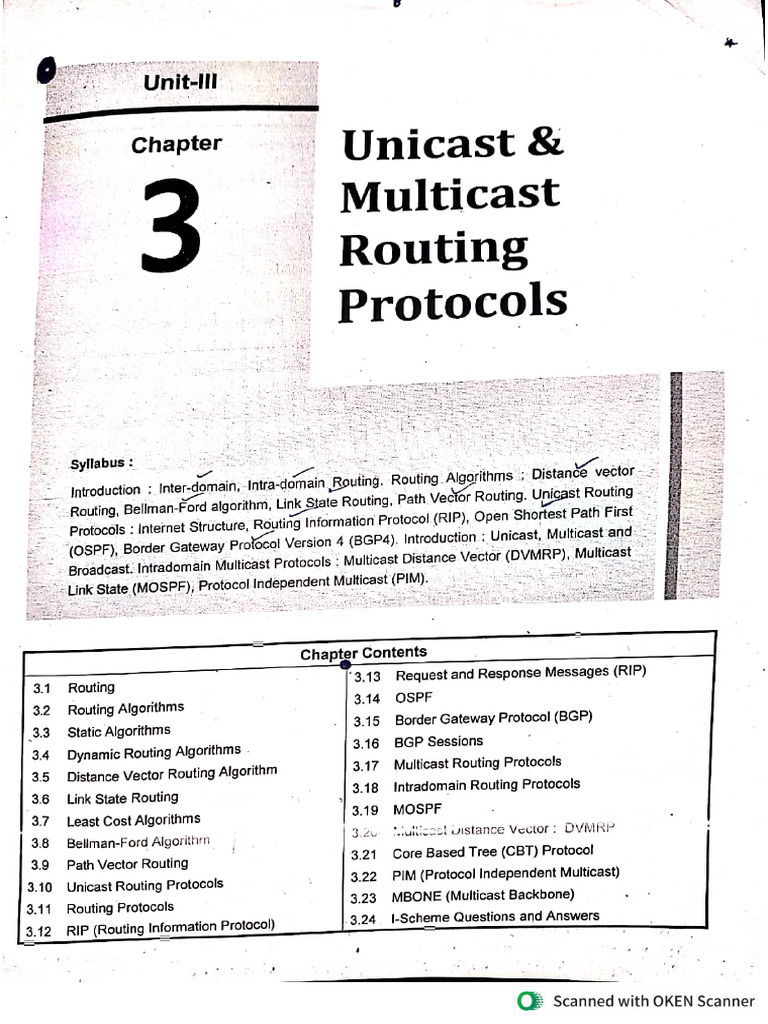 Acn Notes Unit 3 Pdf