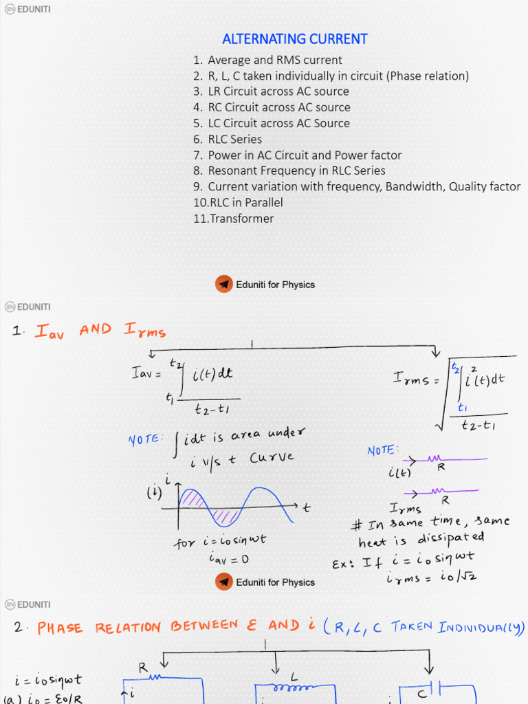 Alternating Current | PDF