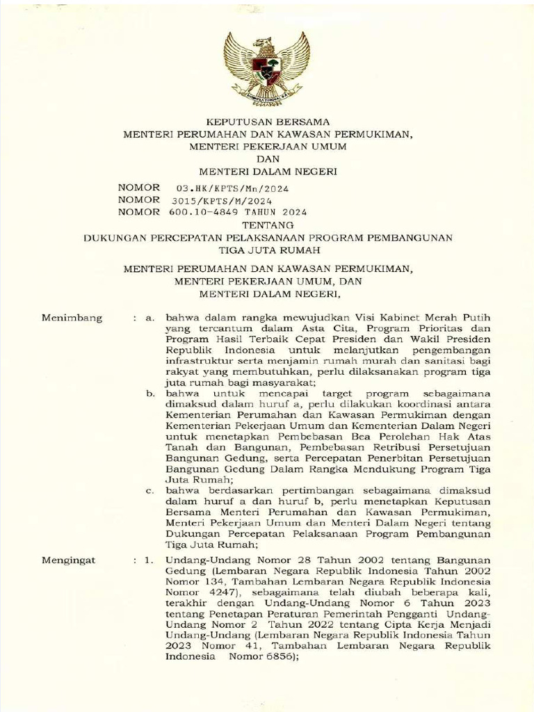 SKB 3 Menteri | PDF