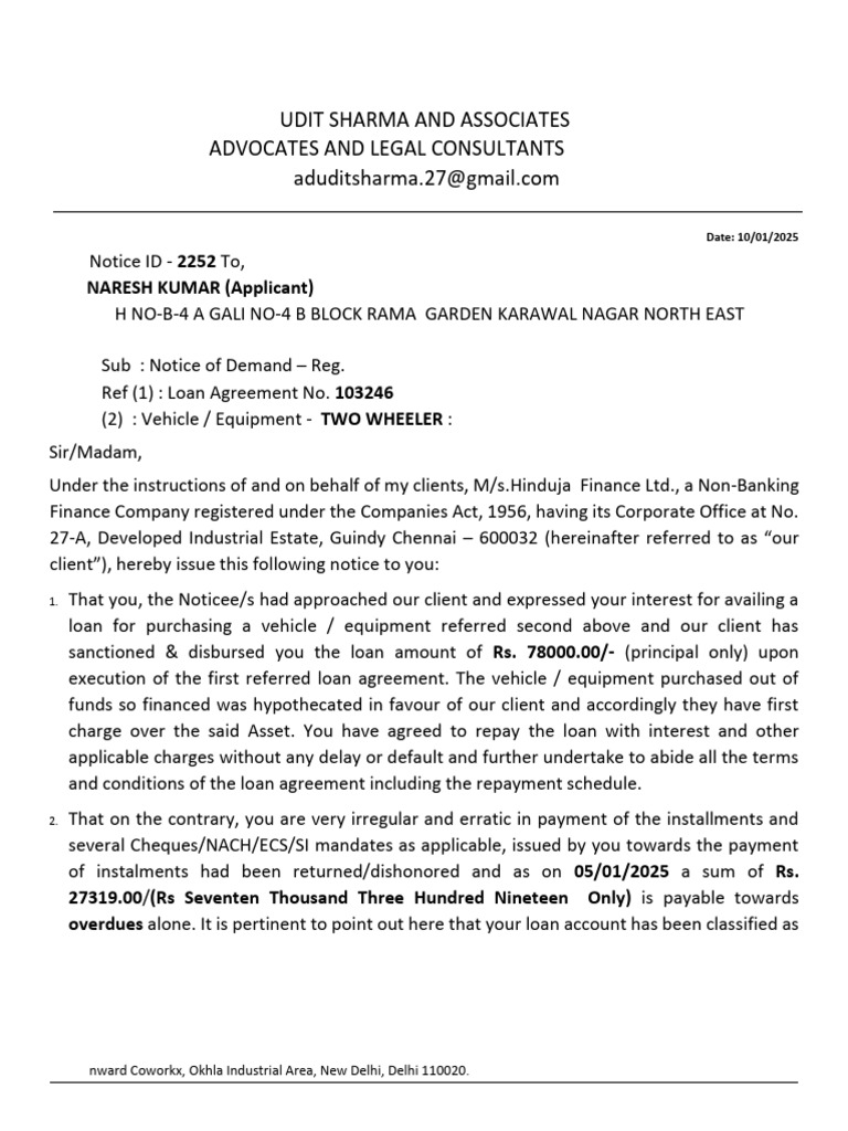 Hinduja Final Court Order | PDF | Loans | Interest