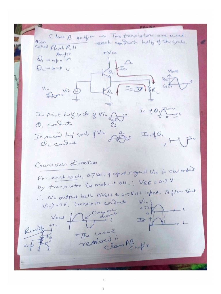Class B Amplifier Pdf