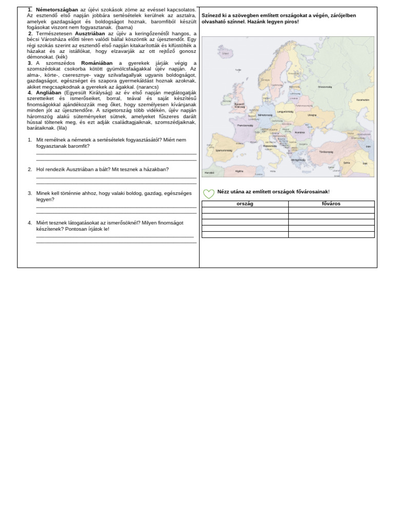 Újévi Szokások | PDF