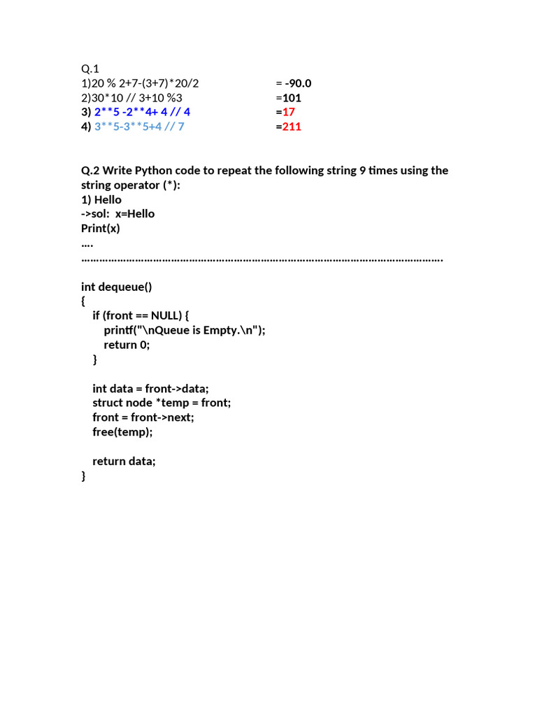 Programming Exercises & Solutions | PDF