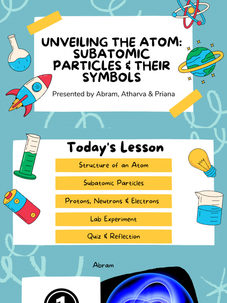 Community Project - 7th Grade MYP Community Project On Atoms | PDF