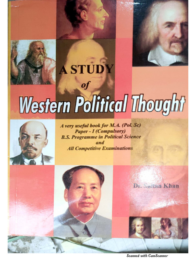 Book Western Political Thoughts by Sultan Khan | PDF