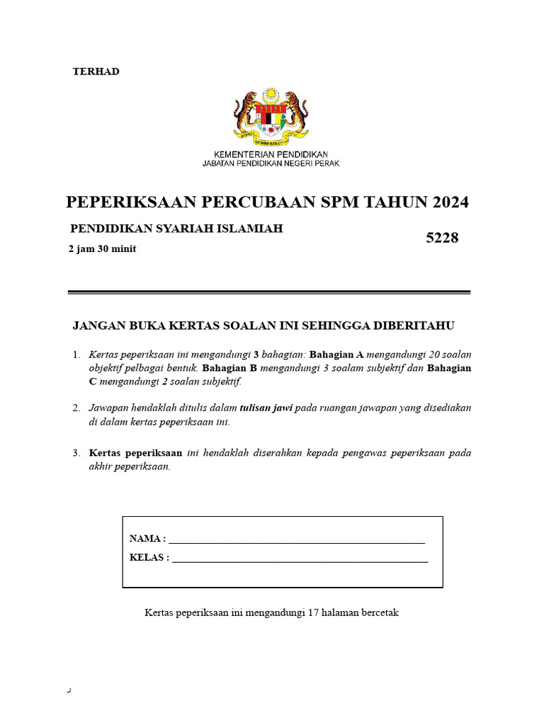PPC Perak 2024 | PDF