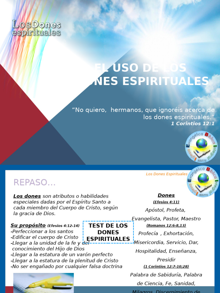 Dones 4 | PDF | Primera epístola a los corintios | Cristo (título)