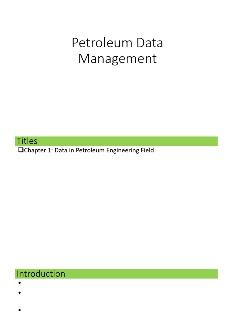 Petroleum Data Managment | PDF | Normal Distribution | Quantile