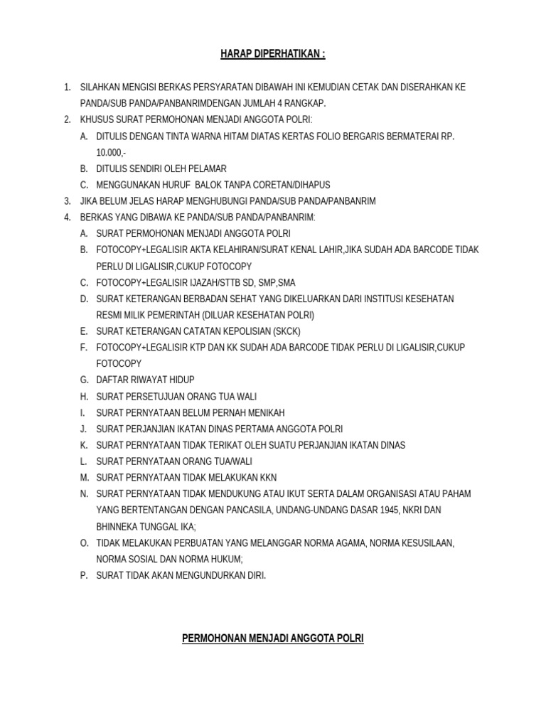 Berkas_bintara_2024 DEVIN FEBRIAN Salinan | PDF