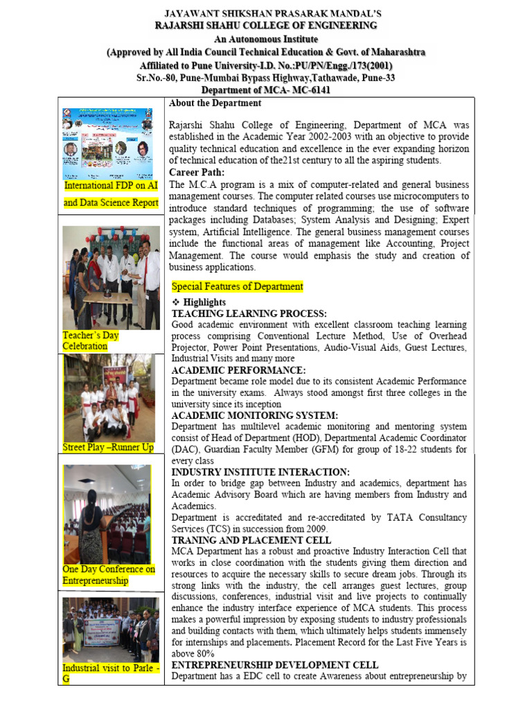 Brochure MCA 2022 | PDF