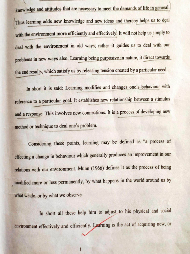 # Introduction To Learning Memory | PDF